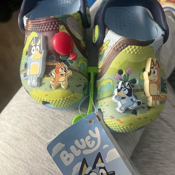 CROCS | Shoes | Kids Clogs With Bluey Characters | Poshmark